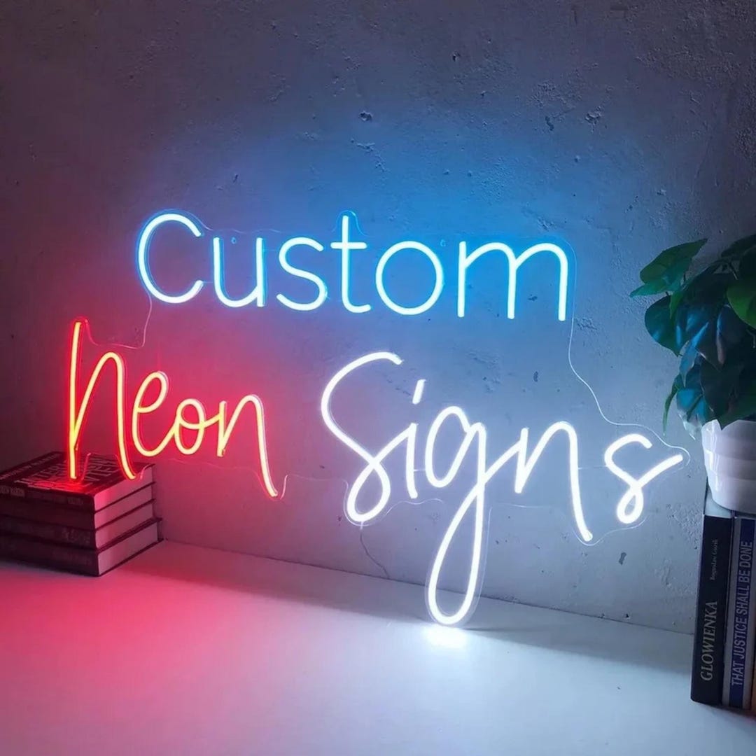 Custom Neon Sign, Custom Neon Light Sign for Party, Custom Last Signs ...