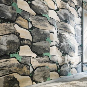 Stone Wallpaper - Etsy