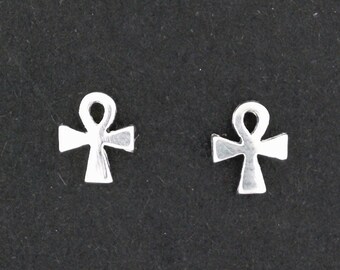 Small Ankh Ring in Sterling Silver or Antique Bronze | Etsy