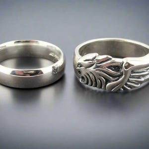 Final Fantasy 8 Squall Griever Ring Set in Sterling Silver, Final ...