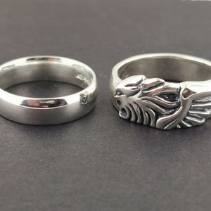 Final Fantasy 8 Squall Griever Ring Set in Sterling Silver - Etsy