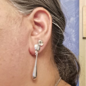 Final Fantasy 7 Tifa Silver Drop Stud Earrings in Sterling Silver ...