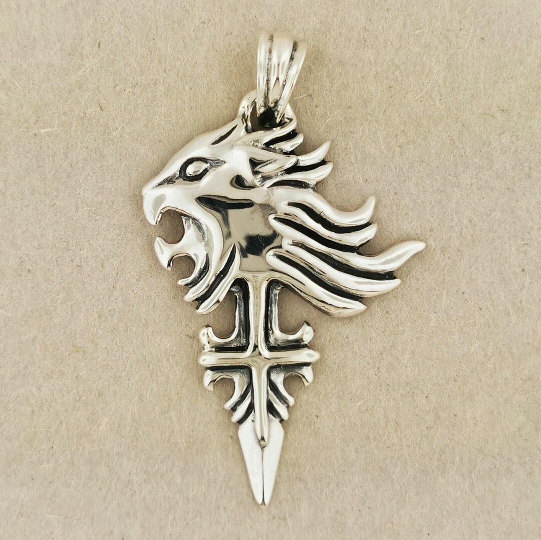 Medium Final Fantasy 8 Squall Griever Pendant in 925 Silver or Bronze ...
