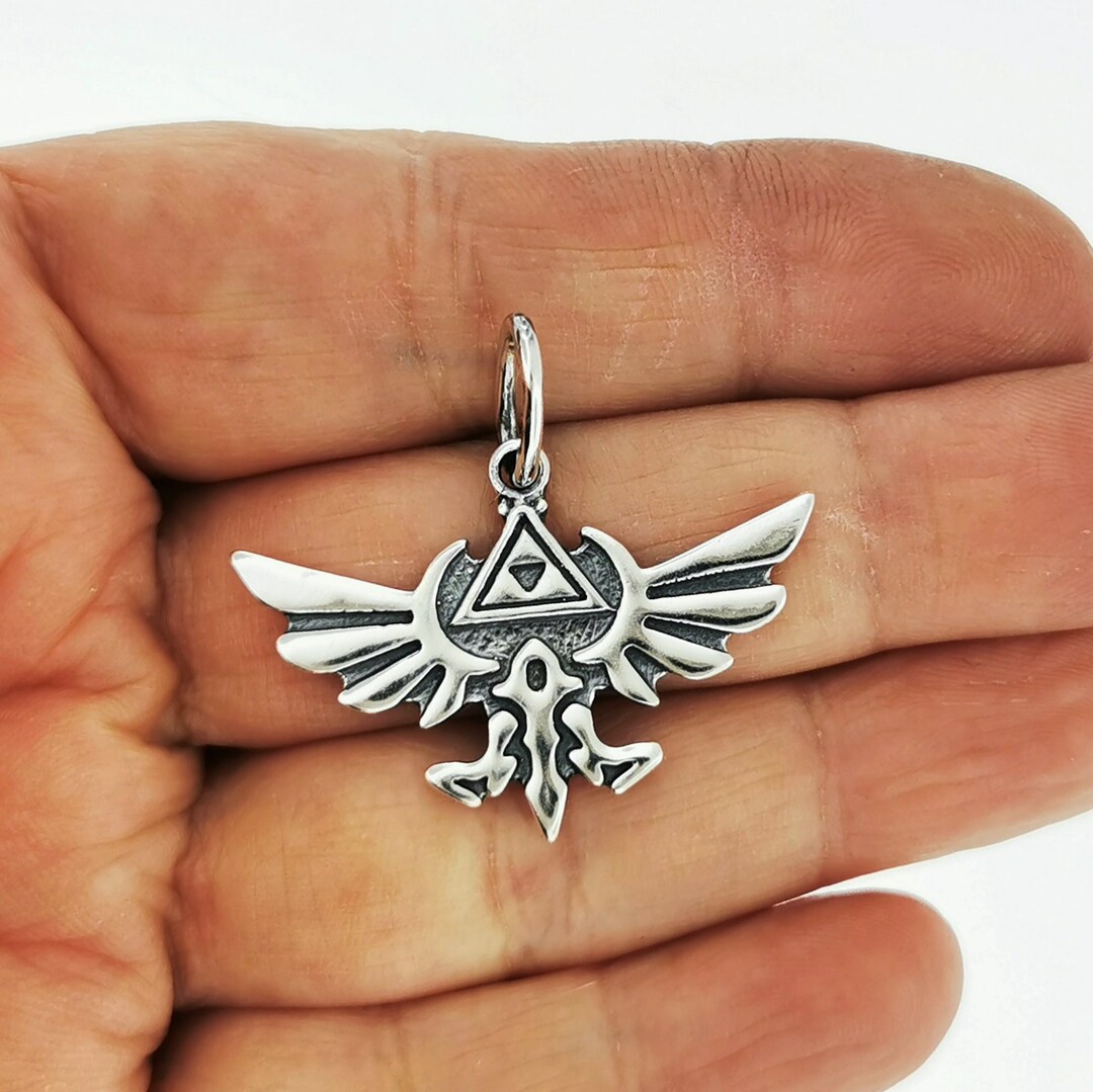 Legend of Zelda Pendant in Sterling Silver or Antique Bronze, Zelda ...