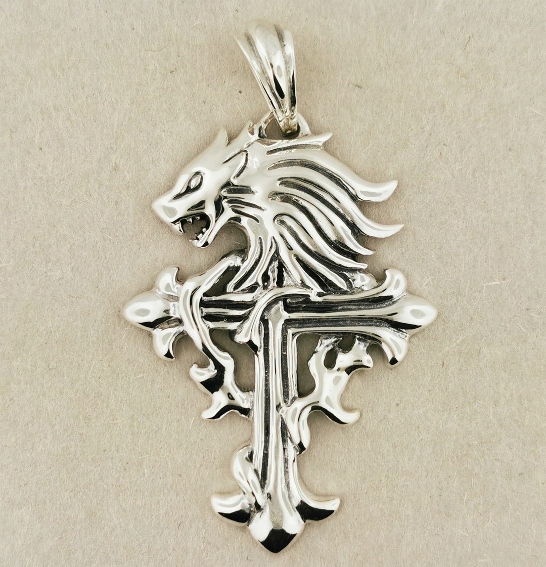 Final Fantasy 8 Squall Griever Pendant in Sterling Silver or Antique ...