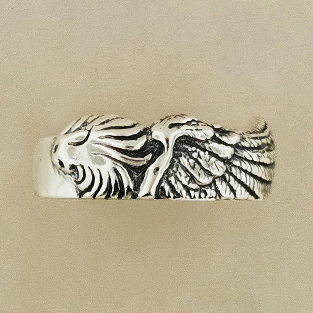 Ladies FFVIII Squall Griever Ring in Sterling Silver or Antique Bronze ...