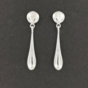 Final Fantasy 7 Tifa Silver Drop Stud Earrings in Sterling Silver ...