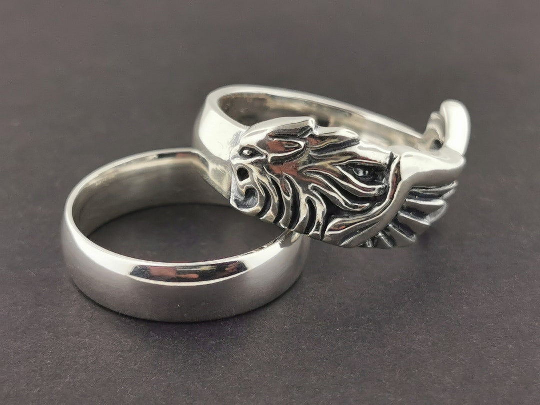 Final Fantasy 8 Squall Griever Ring Set in Sterling Silver, Final ...