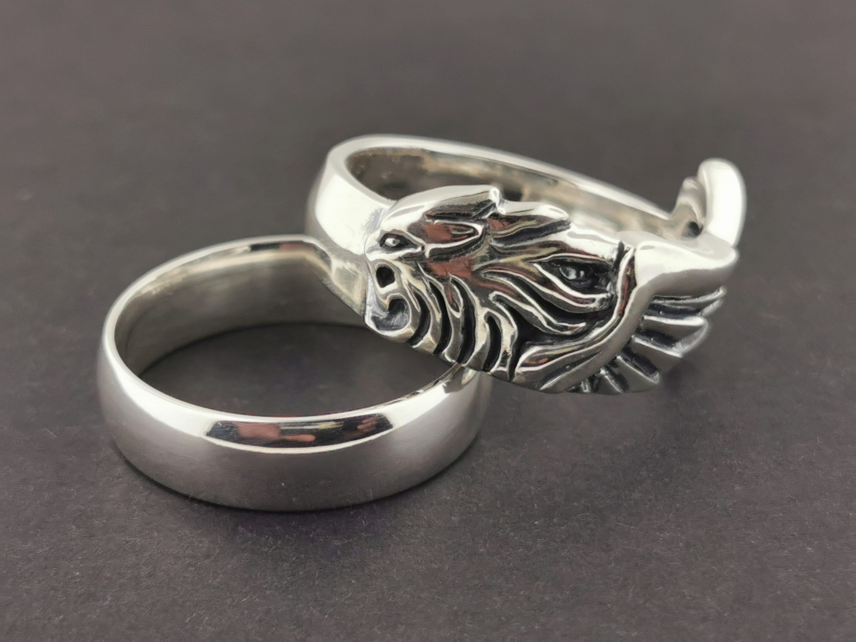 Final Fantasy 8 Squall Griever Ring Set in Sterling Silver - Etsy UK