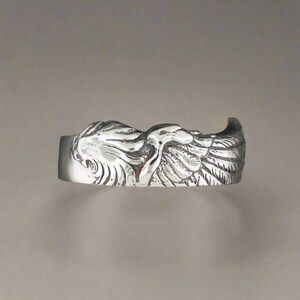 FF8 Griever Ring Set in Sterling Silver FFVIII Wedding Set FF8 Winged ...