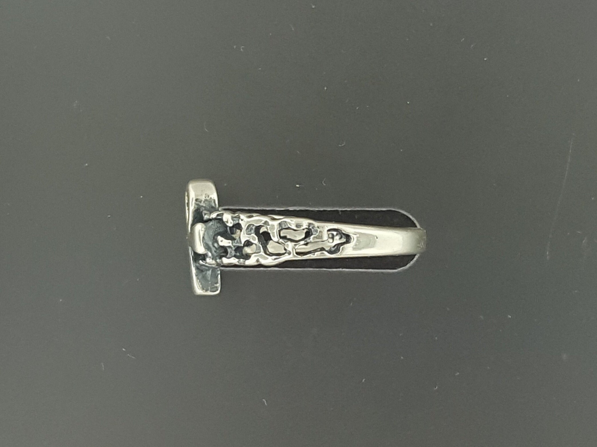 Small Ankh Ring in Sterling Silver or Antique Bronze | Etsy