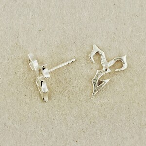 Final Fantasy X Tidus Earrings in Sterling Silver, Final Fantasy X Stud ...