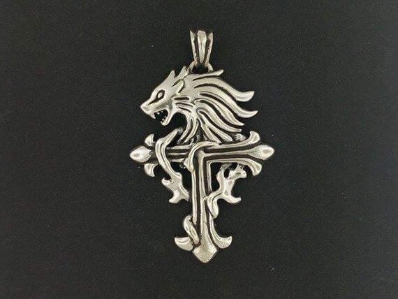 Final Fantasy 8 Squall Griever Pendant in Sterling Silver or | Etsy
