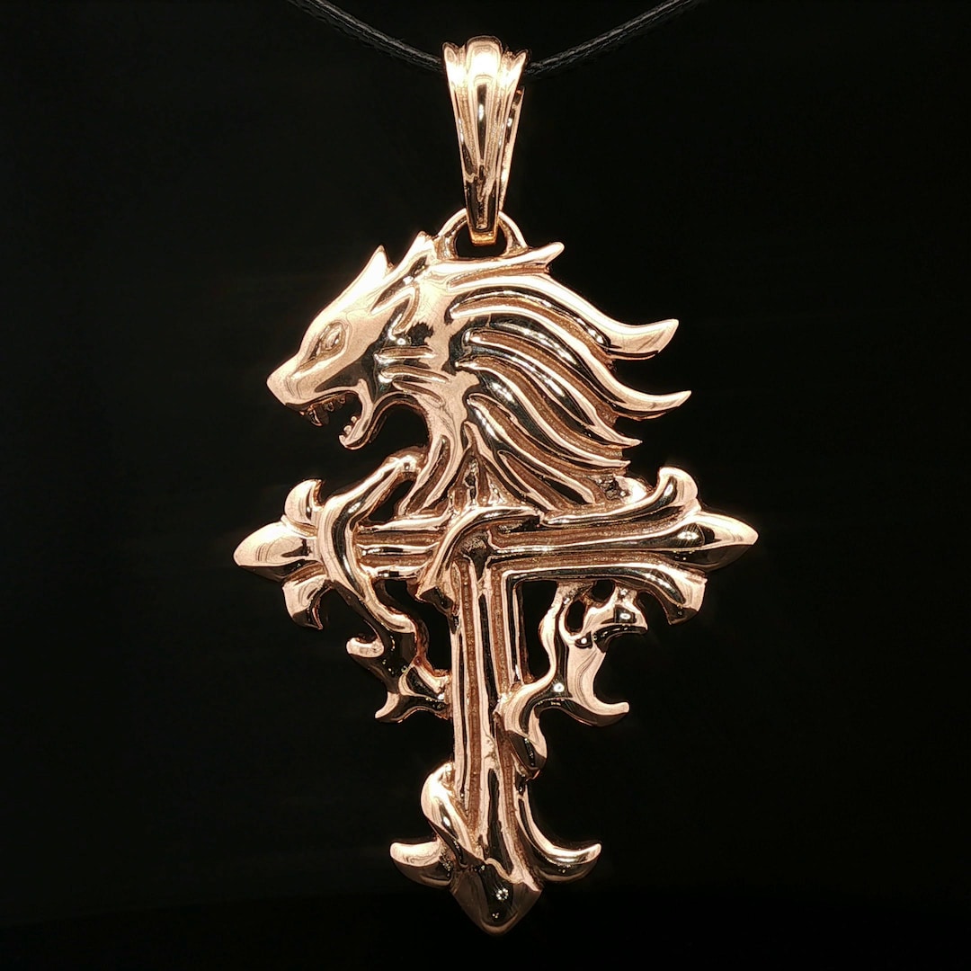 Final Fantasy 8 Squall Griever Pendant in Sterling Silver or Antique ...
