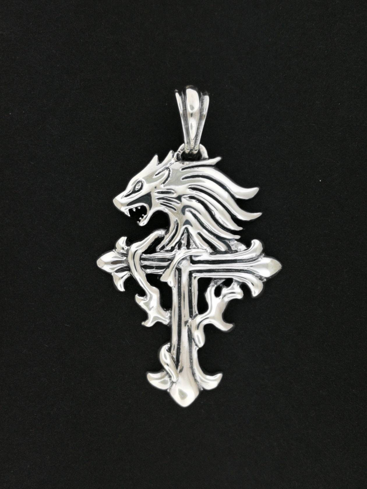 Final Fantasy 8 Squall Griever Pendant in Sterling Silver or | Etsy