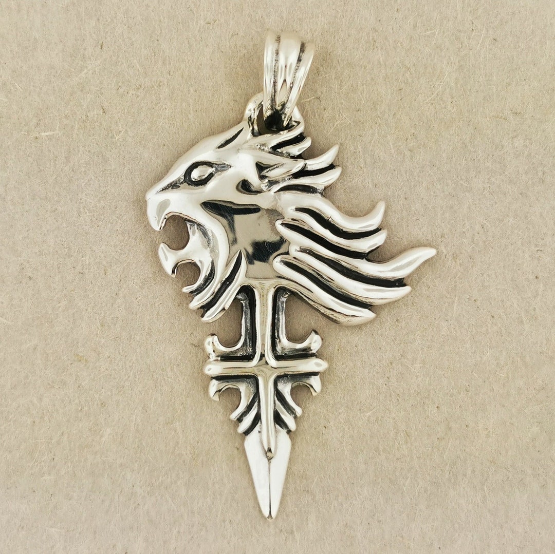 Medium Final Fantasy 8 Squall Griever Pendant in 925 Silver or Bronze ...