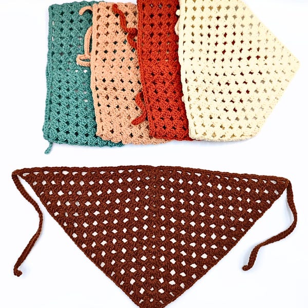 Triangle Head Scarf - Etsy UK