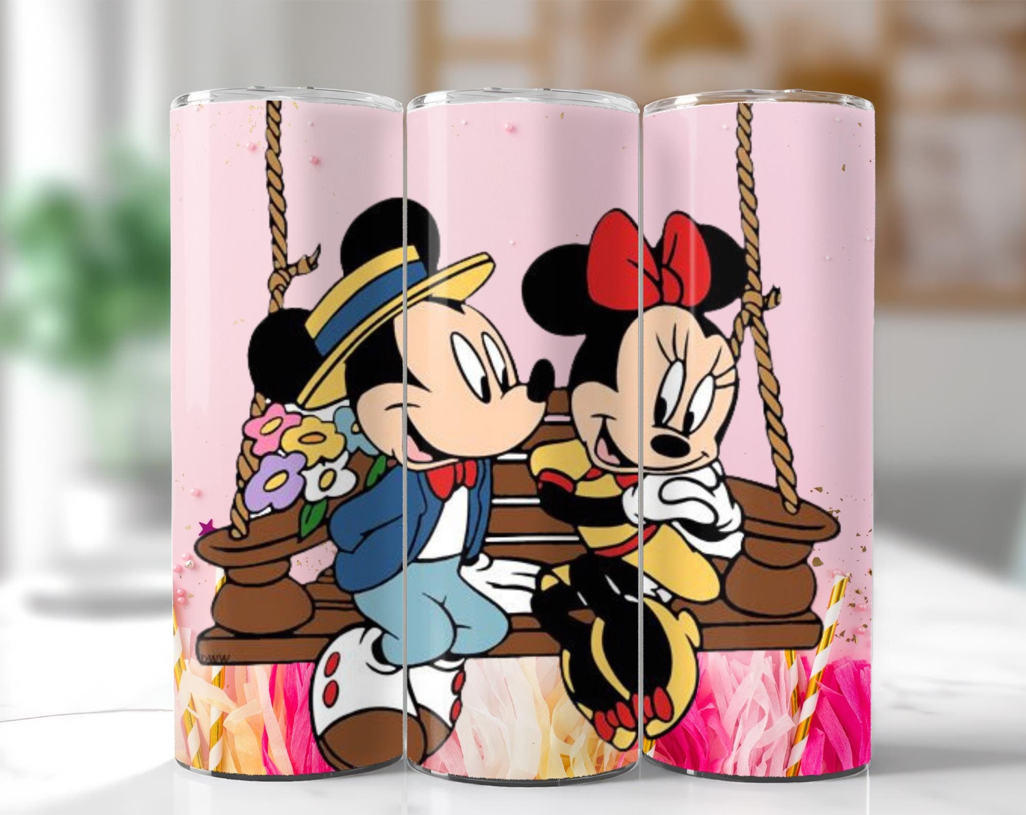 Minnie Mouse Tumbler Wrap Bundle: 20oz Skinny Tumbler PNG (digital ...