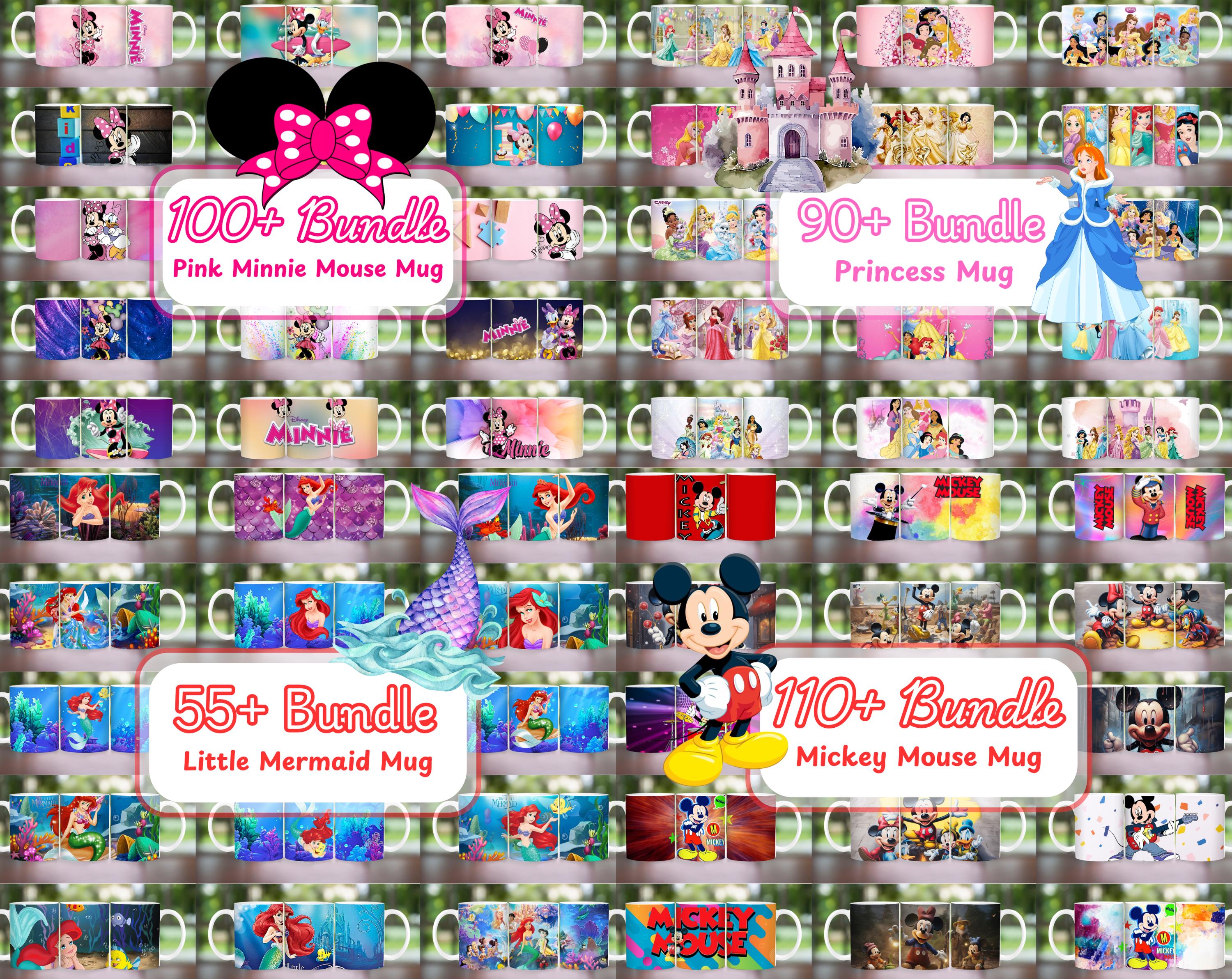 1900+ Cartoon Character Mug Bundle: Sublimation Designs (PNG Digital ...