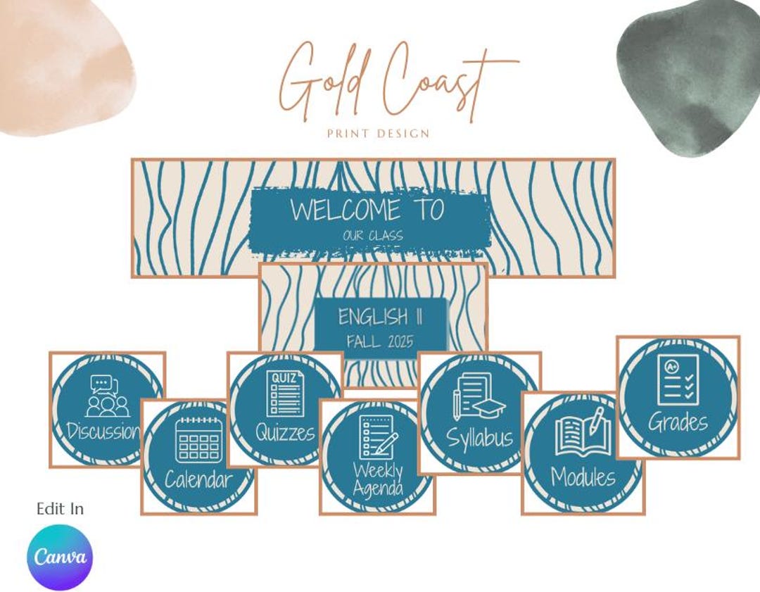 Canvas Classroom, Digital Classroom, Online Teaching, Course Graphics ...