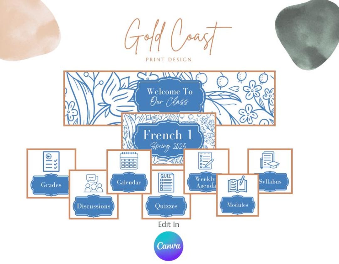 Canvas Classroom, Digital Classroom, Online Teaching, Course Graphics ...