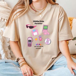 2000s Kids Forever Shirt , Y2K Nostalgia Graphic Tee , Retro Aesthetic ...