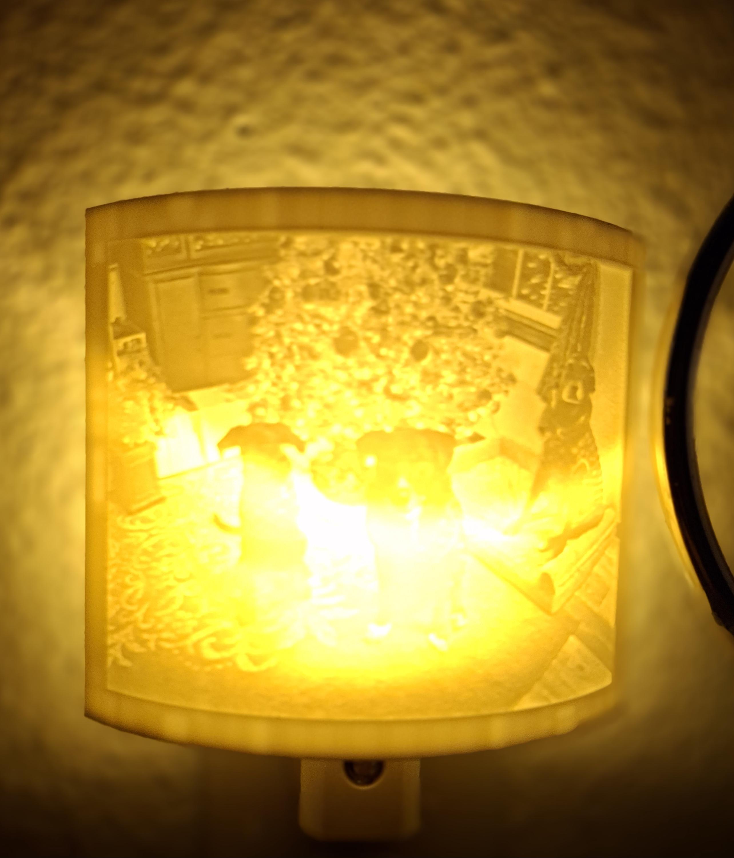 Custom 3D Printed Photo Nightlight - Etsy