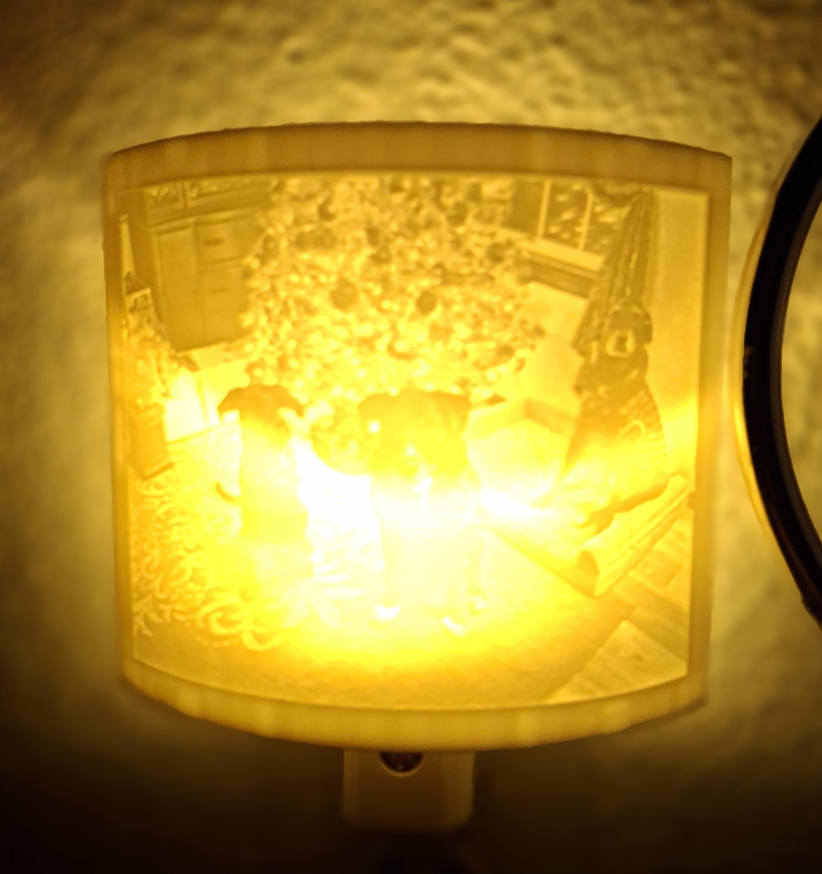 Custom 3D Printed Photo Nightlight - Etsy
