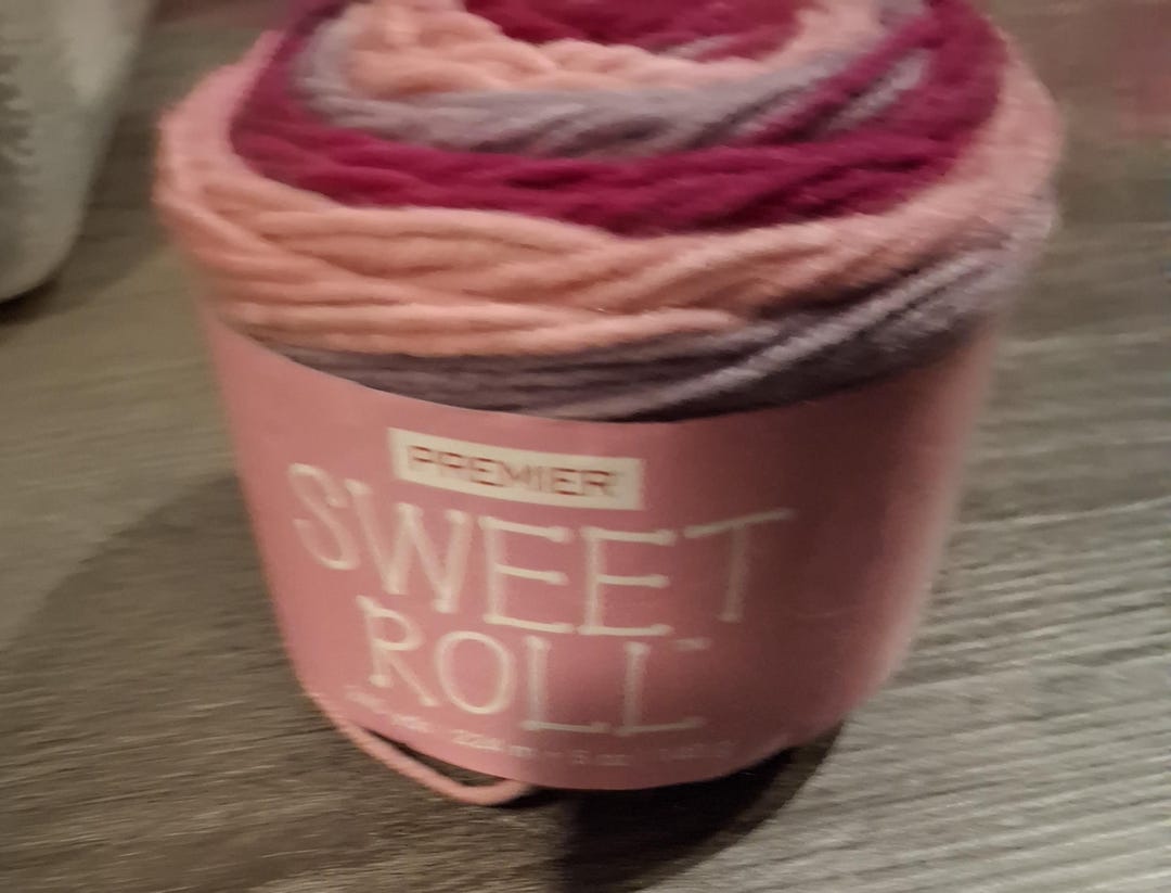 Premier Sweet Roll Raspberry Swirl Yarn Color 1047-05 - Etsy