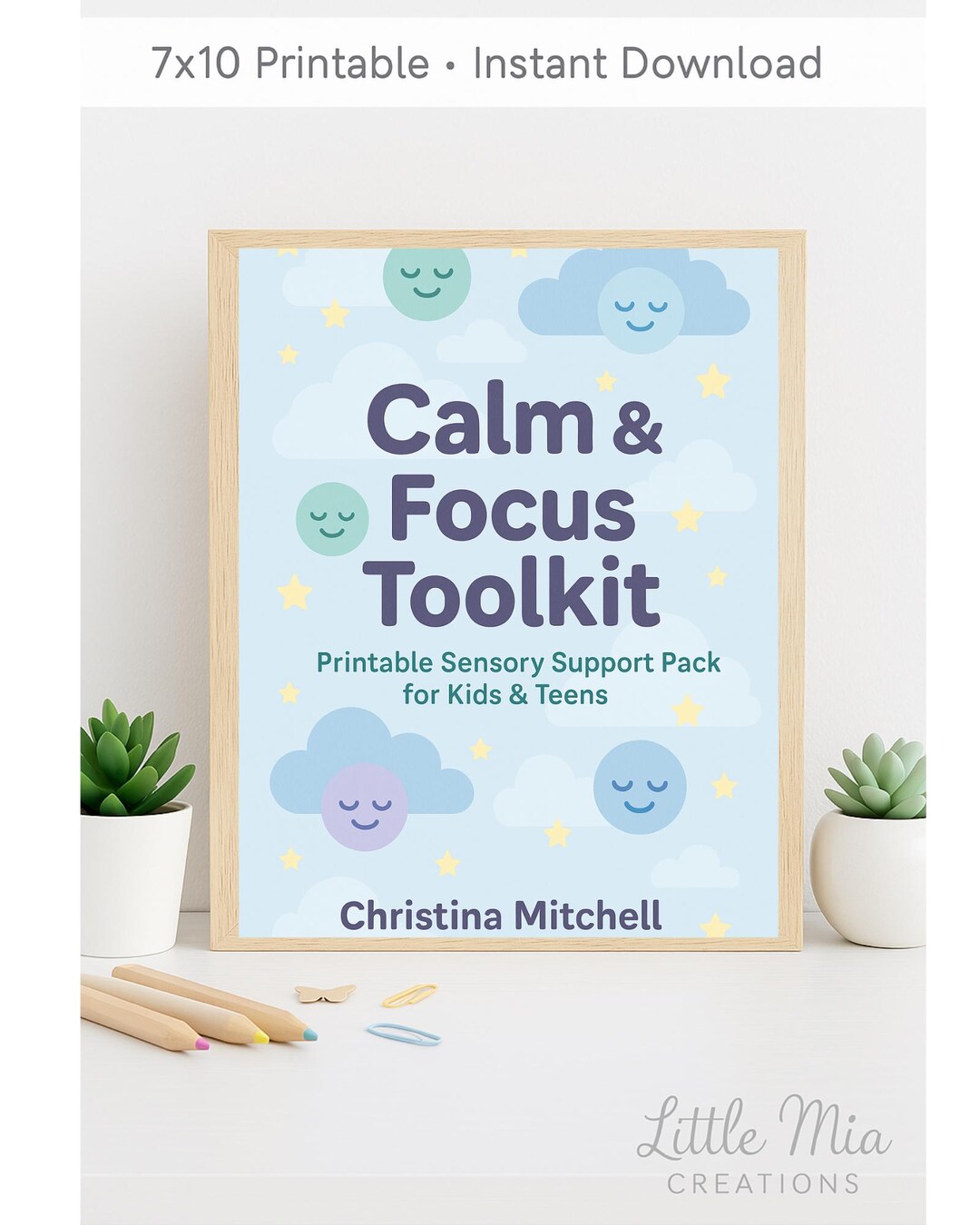 Calm & Focus Toolkit: Sensory Support Printables for Autism/adhd ...