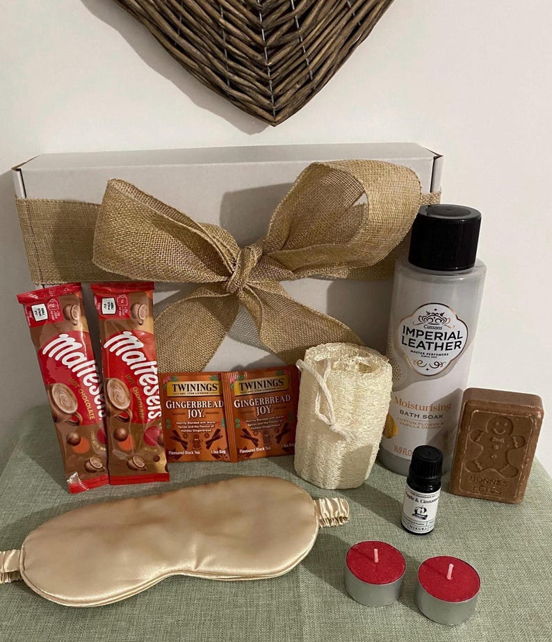 Pamper Hamper With Bubble Bath French Gingerbread Soap and Hot ...