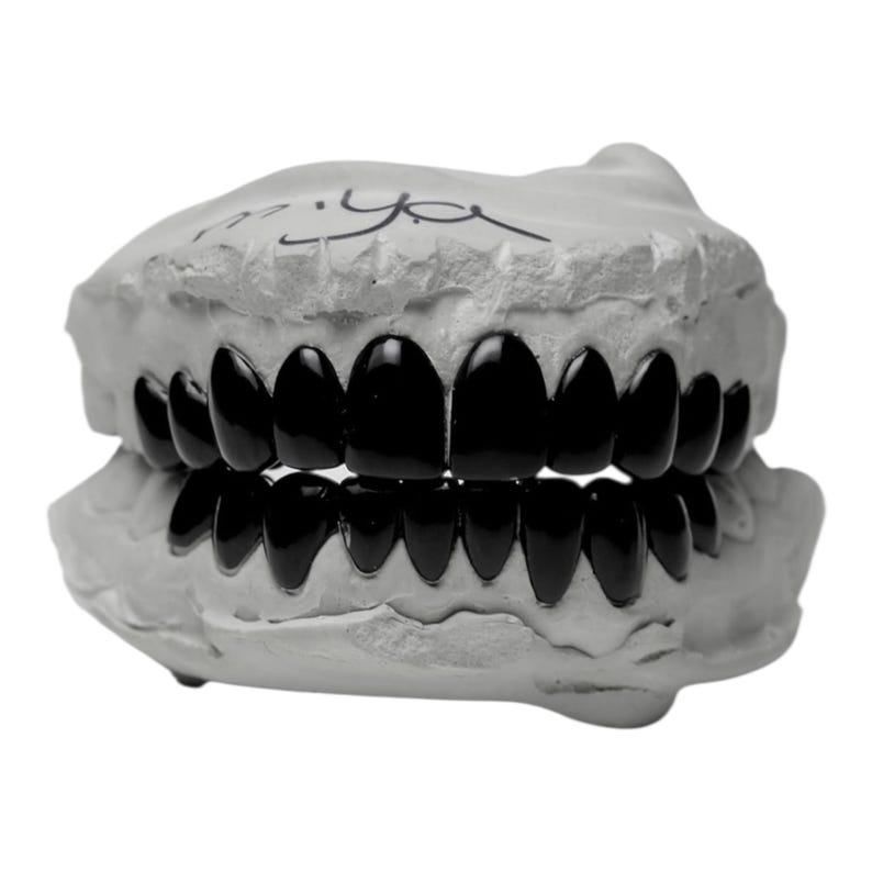 Custom Colorful Grillz: Solid Silver or Gold, Precision Fit (black,red ...