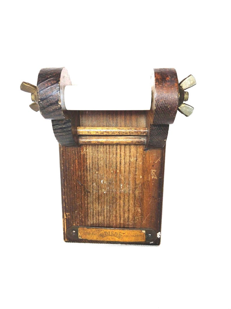 Vintage Edison Wooden Hanging Notepad Cordless Calculator - Etsy