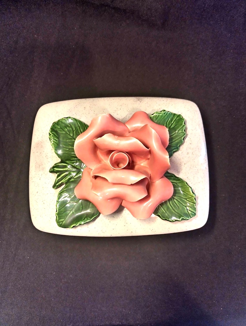 Caja de cerámica con tapa de Valley Vista California Pottery con ...