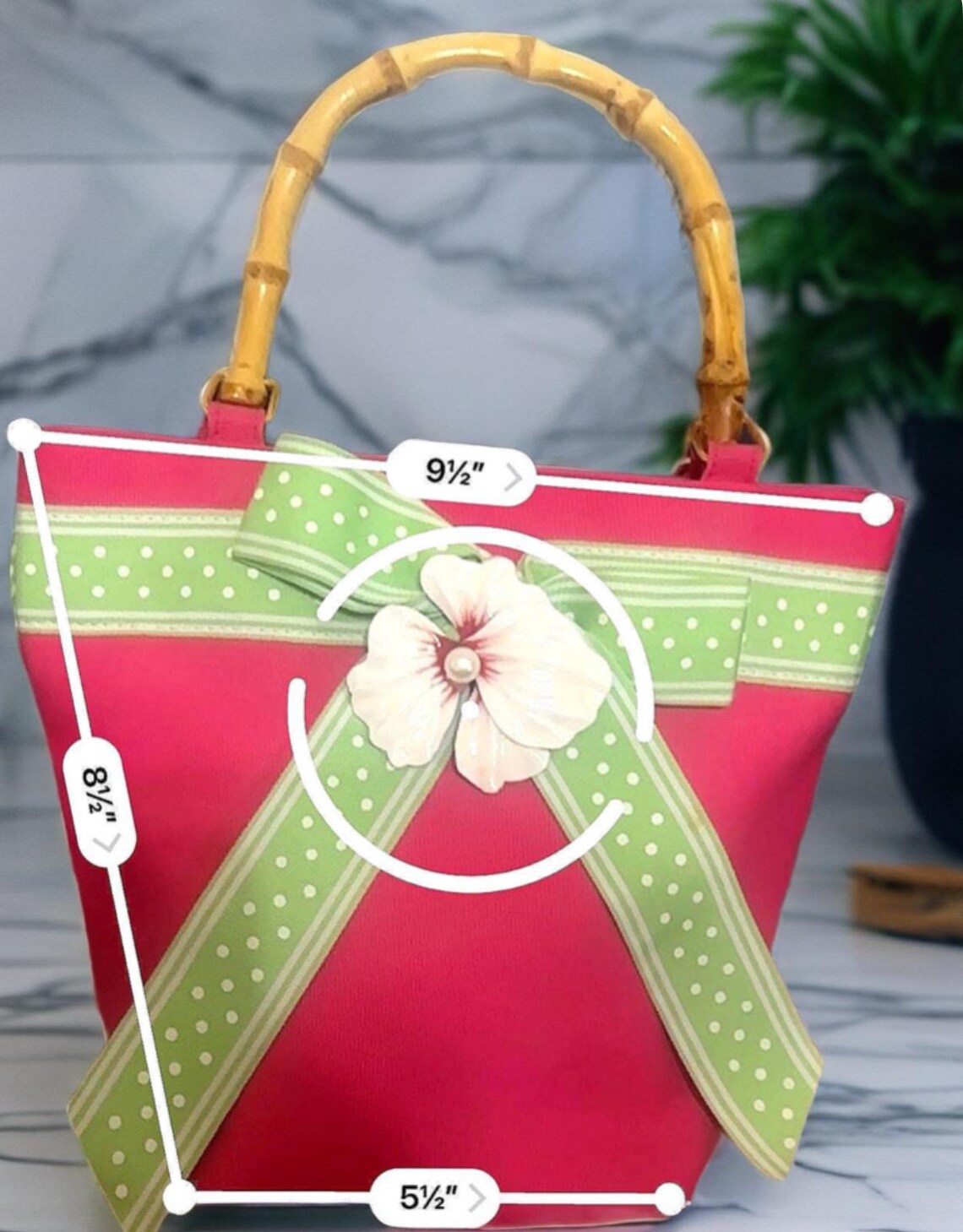 Cute Summer and Spring Beach Purse | Bamboo Handles | Lily Pulitzer ...