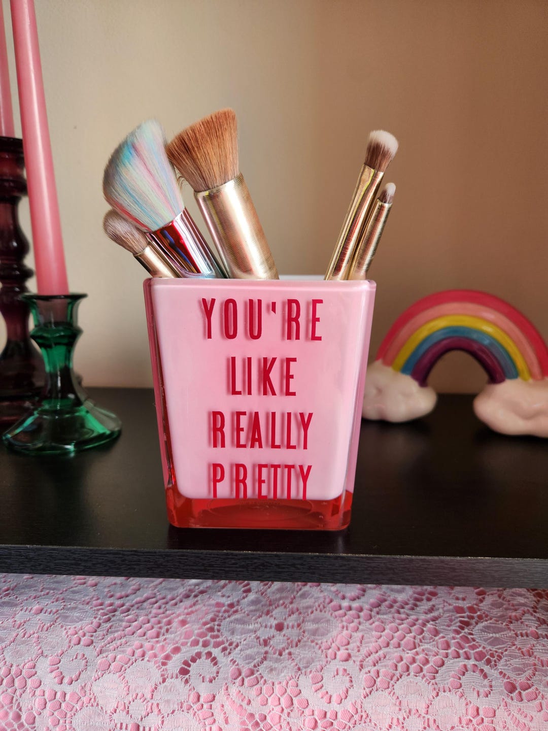 You're Like Really Pretty Vase Make-up Brush Holder - Etsy