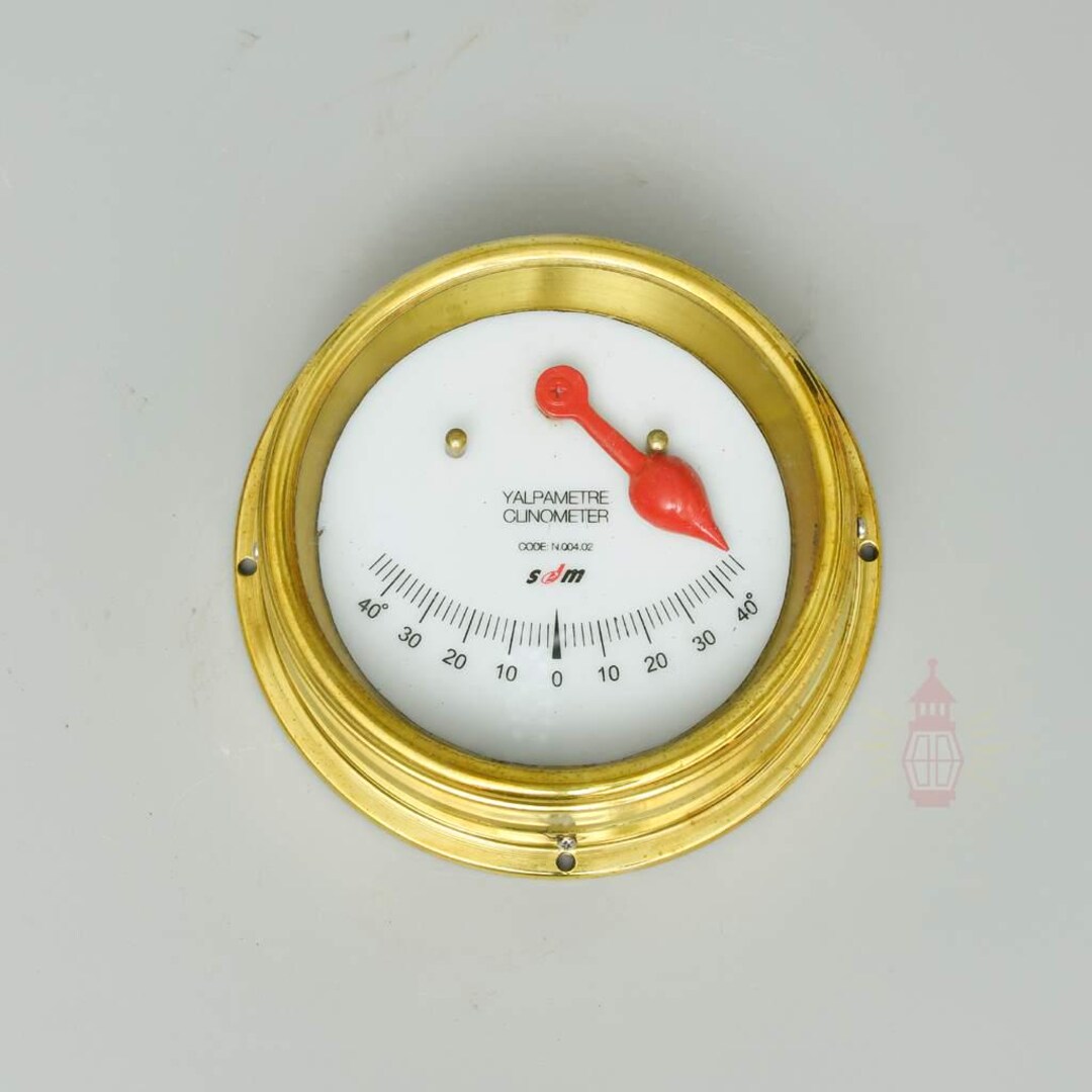 Brass Clinometer From Ship - YALPAMETRE BY SDM, Ship Clocks ...