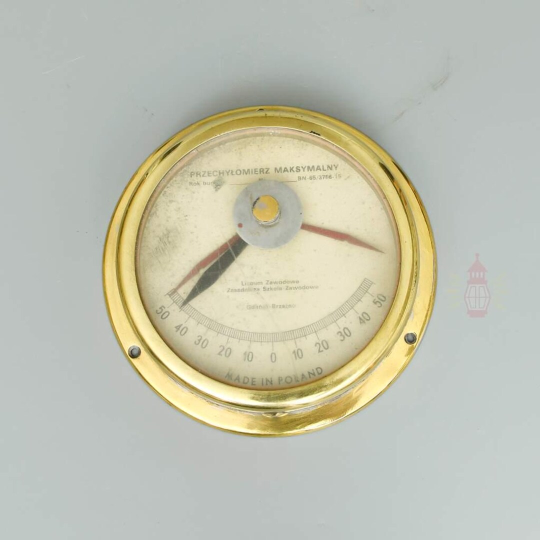 Brass Clinometer From Ship - Made in Poland, Ship Clocks | Nauticlamps ...