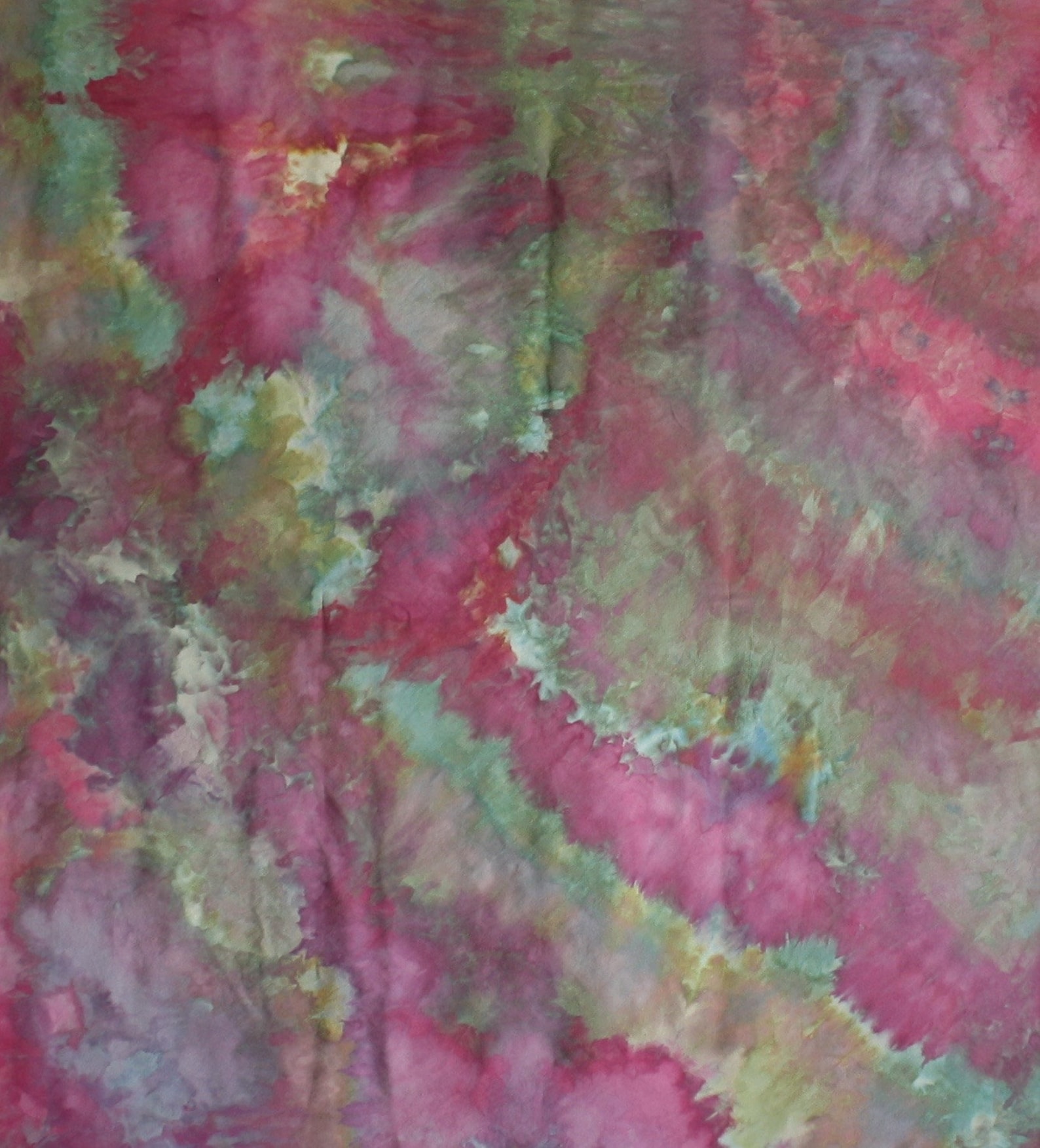 Hand Dyed Multi-color Fabric - 134 - Etsy