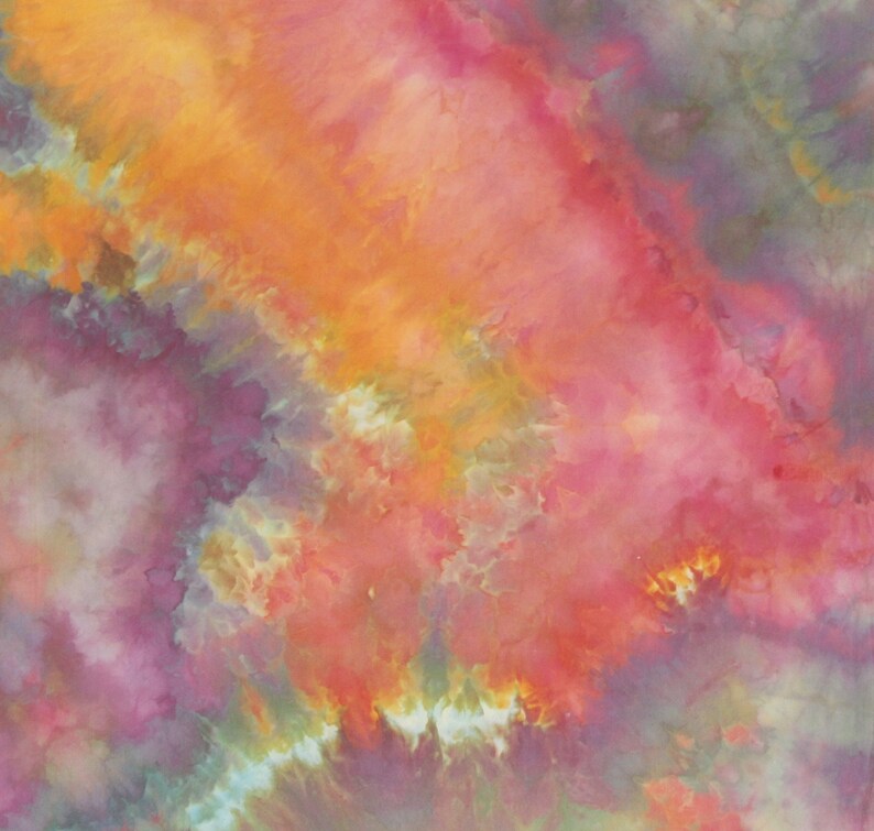 290 Hand Dyed Snow Dyed Half-yard Multi-color Cotton Muslin - Etsy