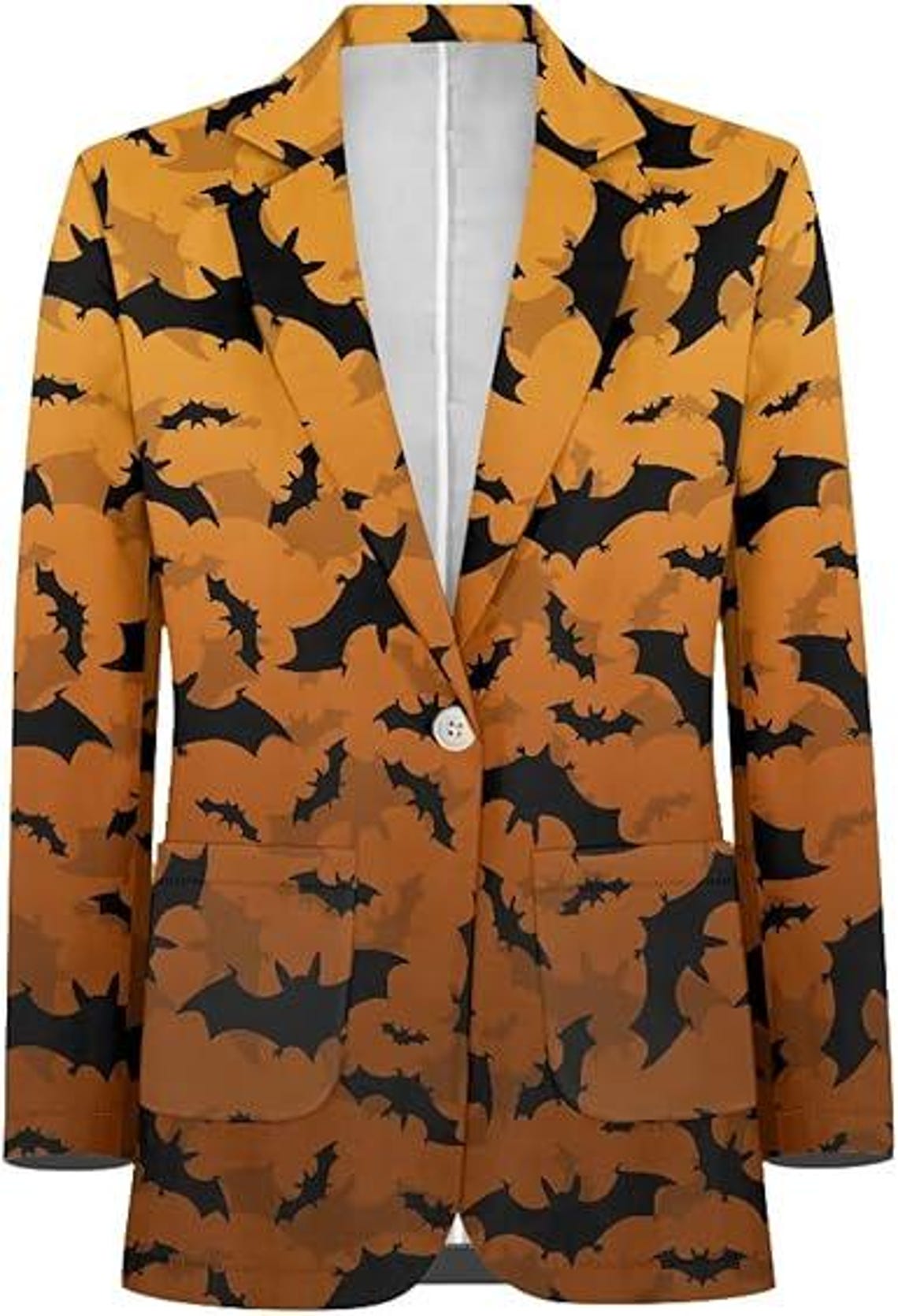 Men's Halloween Blazer: One-button Holiday Party Sport Coat - Etsy