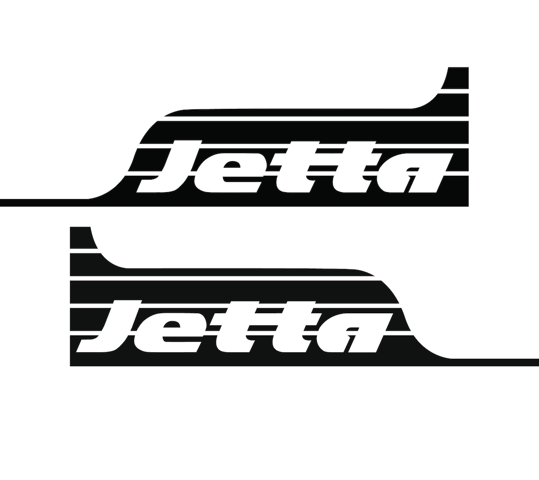 Retro VW Jetta Mrk2 Side Decals (with Stripe) - Etsy