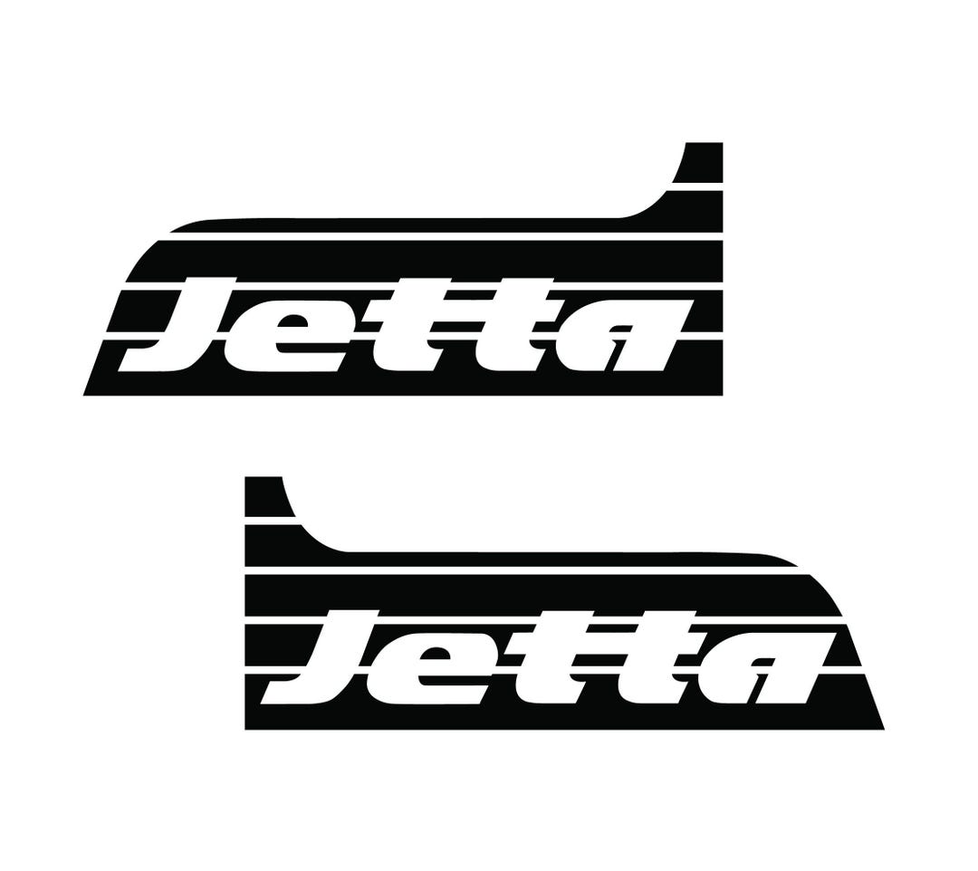Retro VW Jetta Mrk2 Side Decals (no Stripe) - Etsy