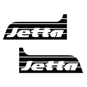 Retro VW Jetta Mrk2 Side Decals (no Stripe) - Etsy