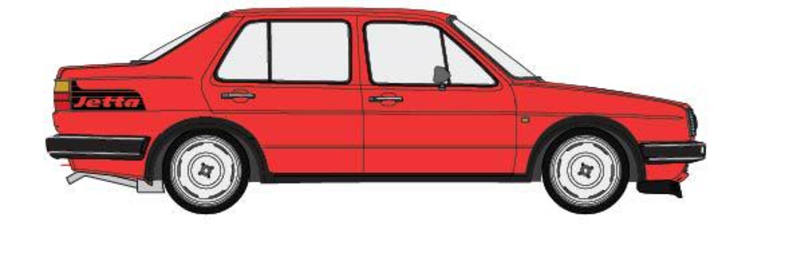 Retro VW Jetta Mrk2 Side Decals (no Stripe) - Etsy