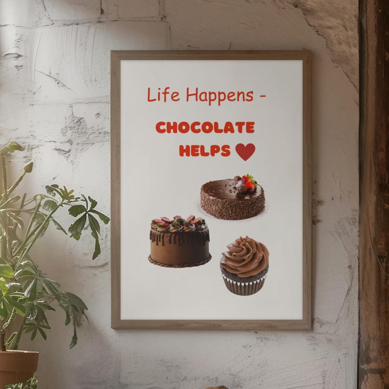 Chocolate Poster - Etsy