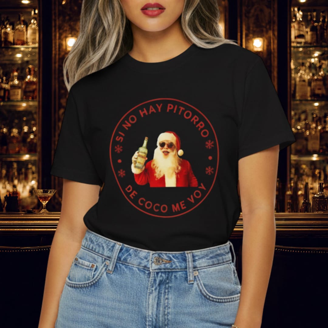 Pitorro De Coco Puerto Rican Christmas T-shirt, Funny Navidad Tee - Etsy