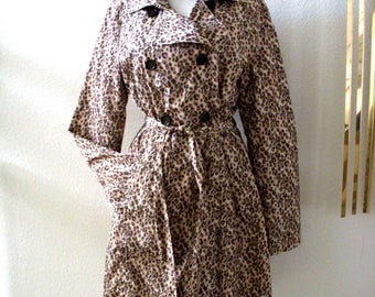 Leopard Print Rain Coat - Etsy