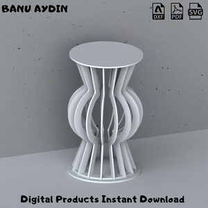 DIY Woodworking Plans for Parametric Cake Stand & Cocktail Table, ,CNC ...