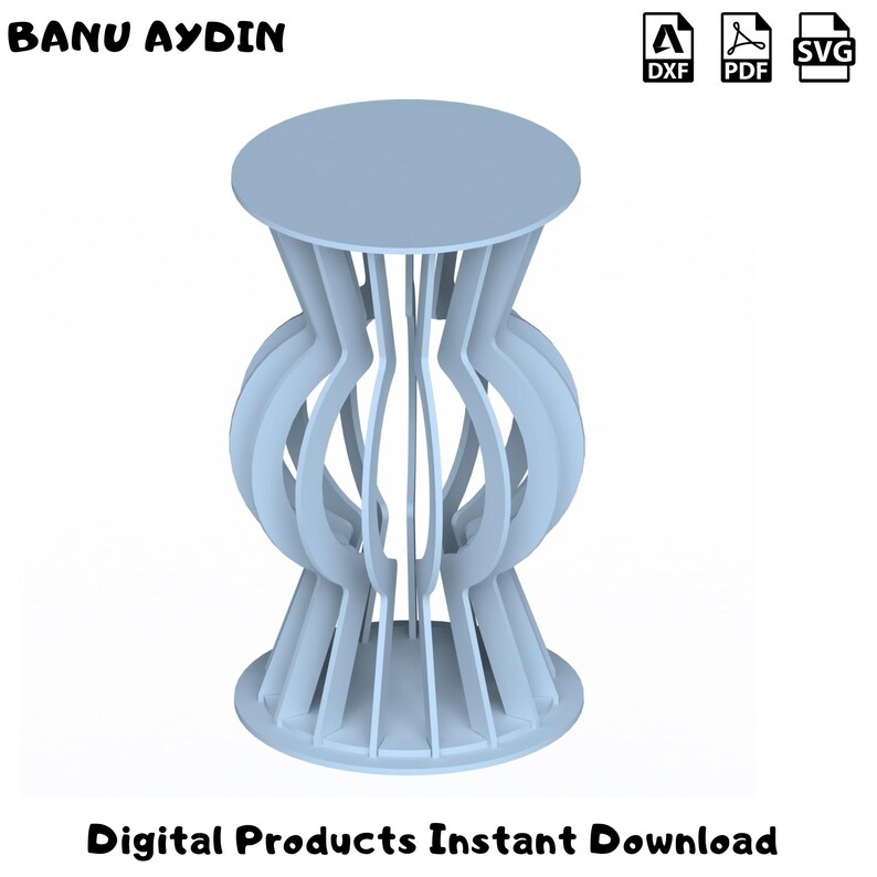 DIY Woodworking Plans for Parametric Cake Stand & Cocktail Table, ,CNC ...